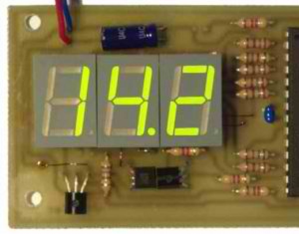 3 Digits Digital Volt Meter - Coolcircuit.com